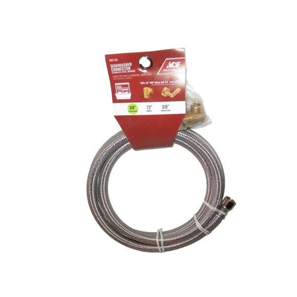 ACE | Other | Ace Dishwasher Connector Stainless Steel Braided 72 X 38 ...